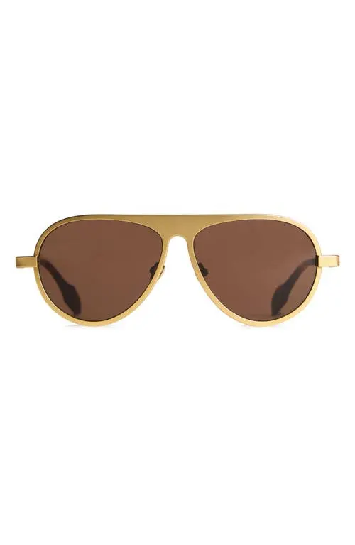 JW Anderson Aviator Sunglasses - Gold