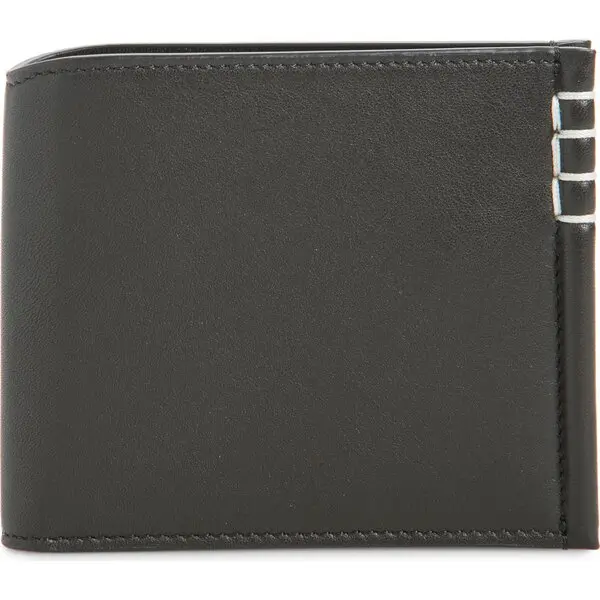 JW Anderson Loafer Leather Bifold Wallet - Black