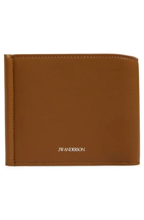 JW Anderson Loafer Leather Bifold Wallet - Tan