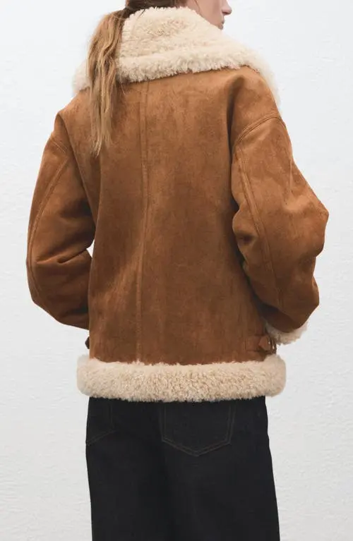 Mango Adriana Faux Shearling Jacket