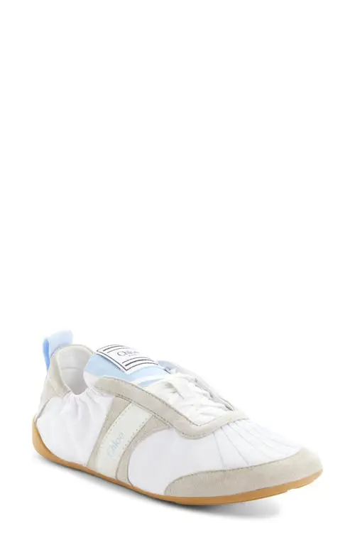 Chloé Kick Sneaker - Blue/white