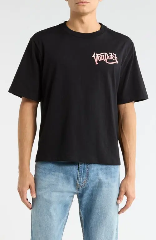 VON DUTCH Graphic Logo T-shirt