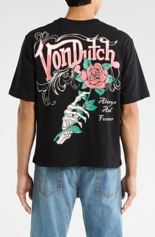 VON DUTCH Graphic Logo T-shirt