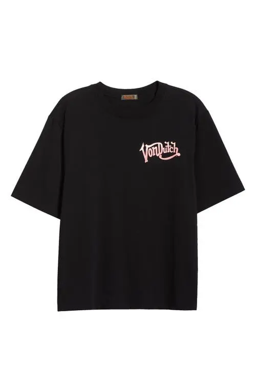 VON DUTCH Graphic Logo T-shirt