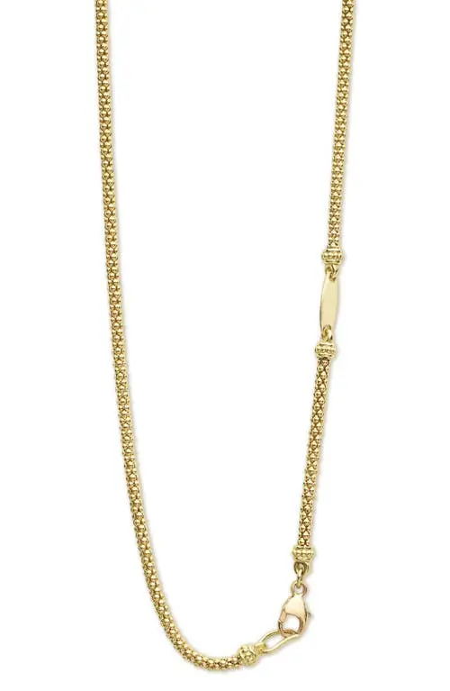 Lagos 18k Popcorn Caviar Chain Necklace