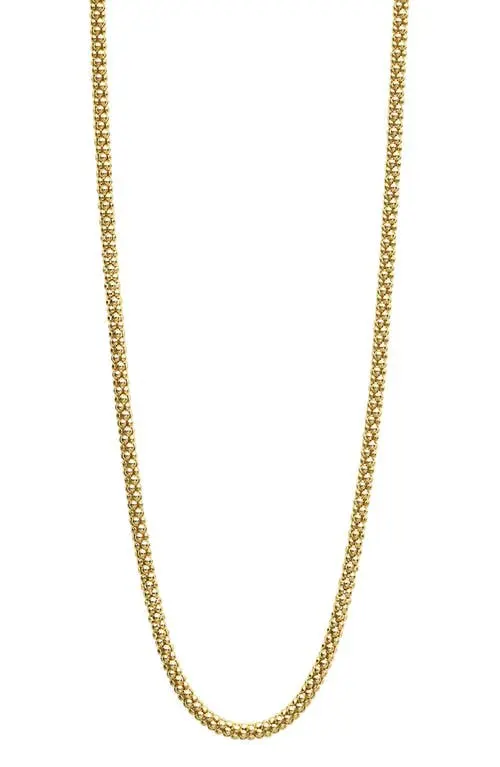 Lagos 18k Popcorn Caviar Chain Necklace