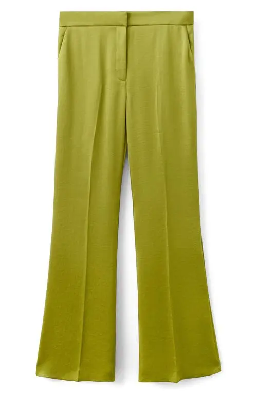 Mango Sunset Hammered Satin Trousers