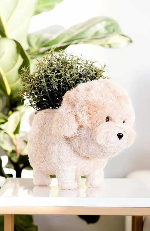 LIKHA Poodle Handwoven Planter