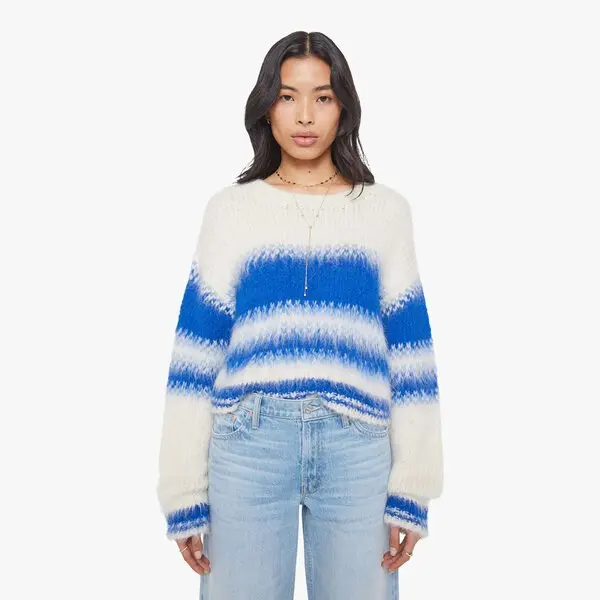 MOTHER The Crop Jumper Blurred Lines