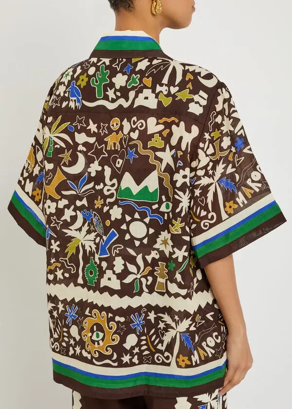 ALEMAIS Alémais Maroc Printed Woven Shirt - Multicoloured