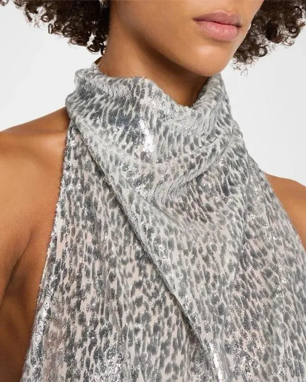Stella McCartney Draped Fil Coupe Halter Top