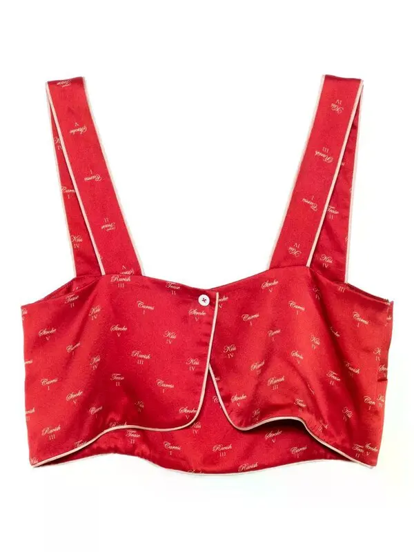 Kiki De Montparnasse Printed Pyjama Top