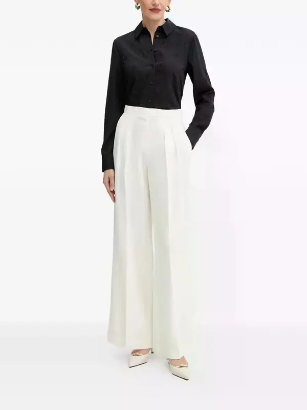 Guess Beaded Collared Blouse