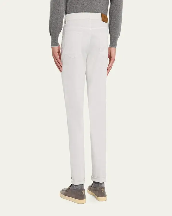 Brunello Cucinelli Italian-fit Five-pocket Denim Pants