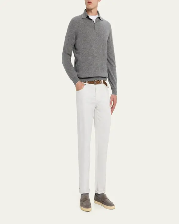 Brunello Cucinelli Italian-fit Five-pocket Denim Pants