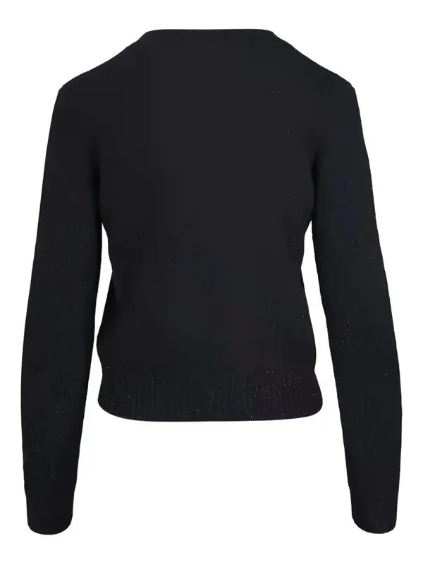 LISA YANG Round-neck Long-sleeve Sweater - Black