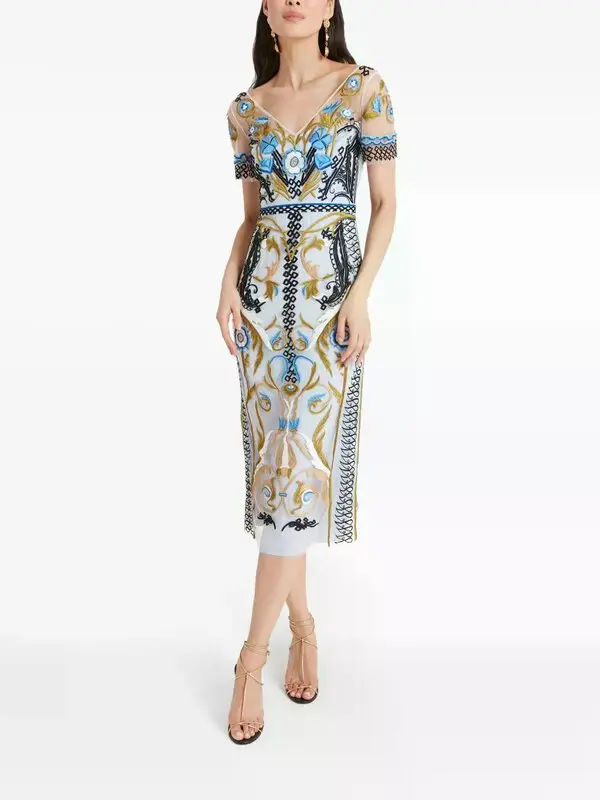 TEMPERLEY LONDON Alessia Midi Dress