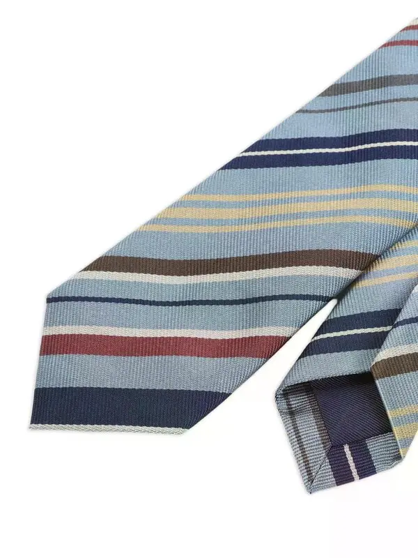Paul Smith Striped Silk Neck Tie