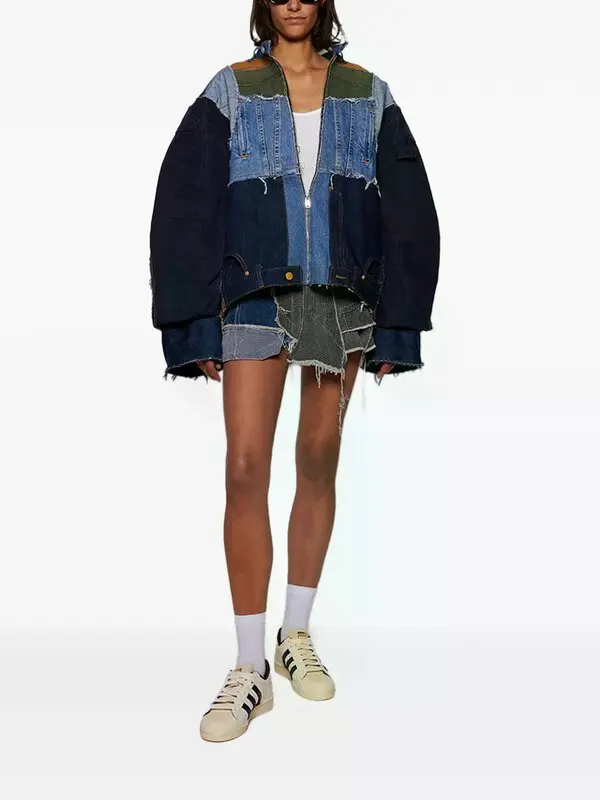 Natasha Zinko Patchwork Mini Skirt