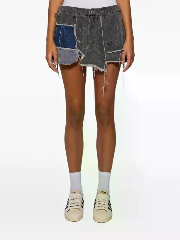 Natasha Zinko Patchwork Mini Skirt
