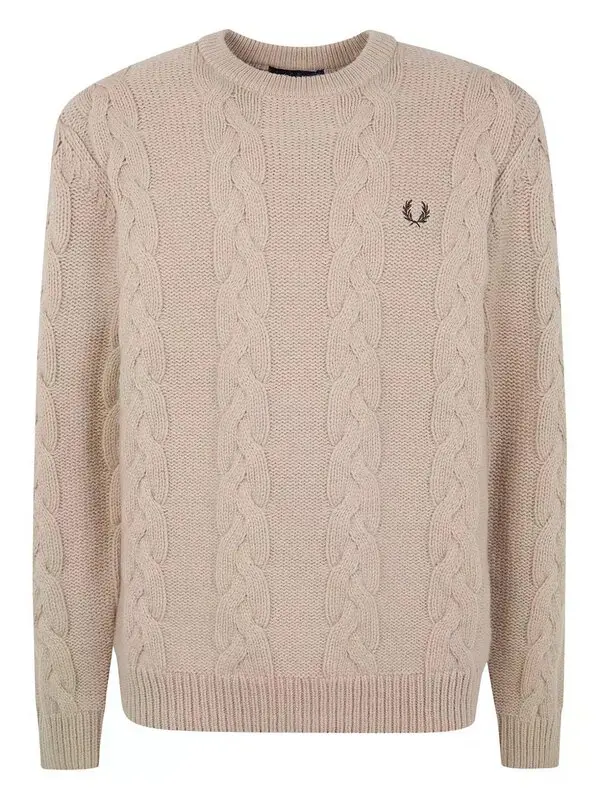 Fred Perry Cable-knit Sweater - Neutrals
