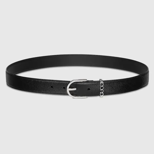 Gucci Belt With Stirrup Buckle - Black