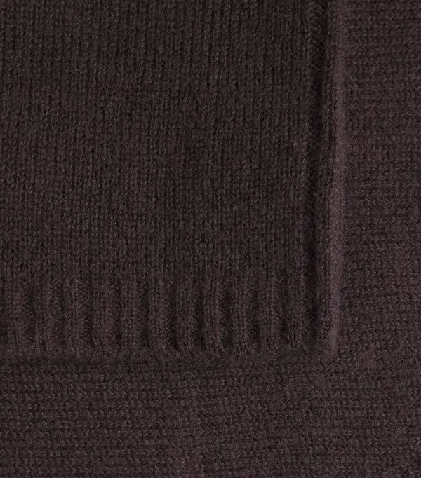 ME+EM Wool-cashmere-silk Knitted T-shirt - Brown