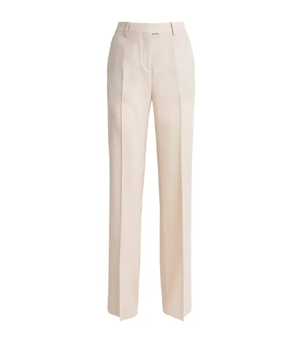 Etro Wool Wide-leg Trousers