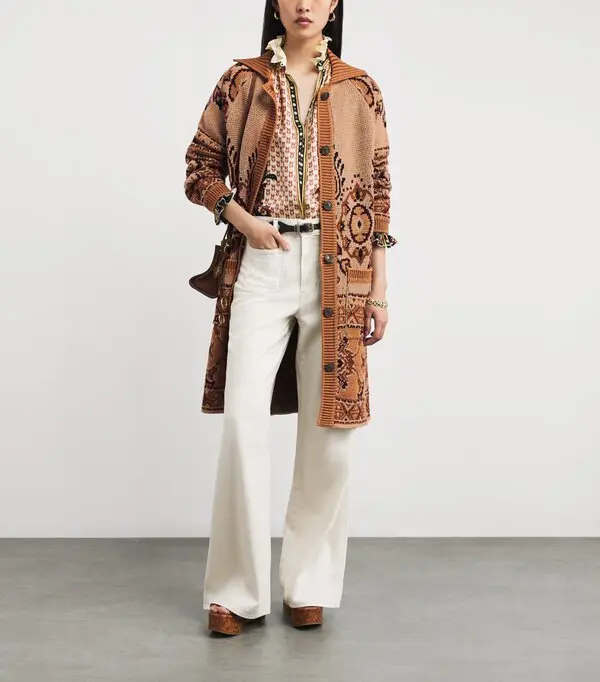 Etro Wool-blend Longline Cardigan