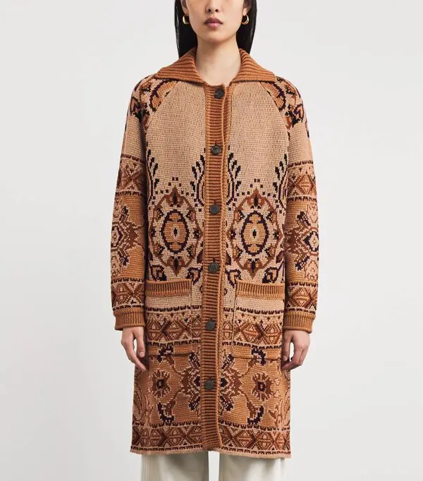 Etro Wool-blend Longline Cardigan