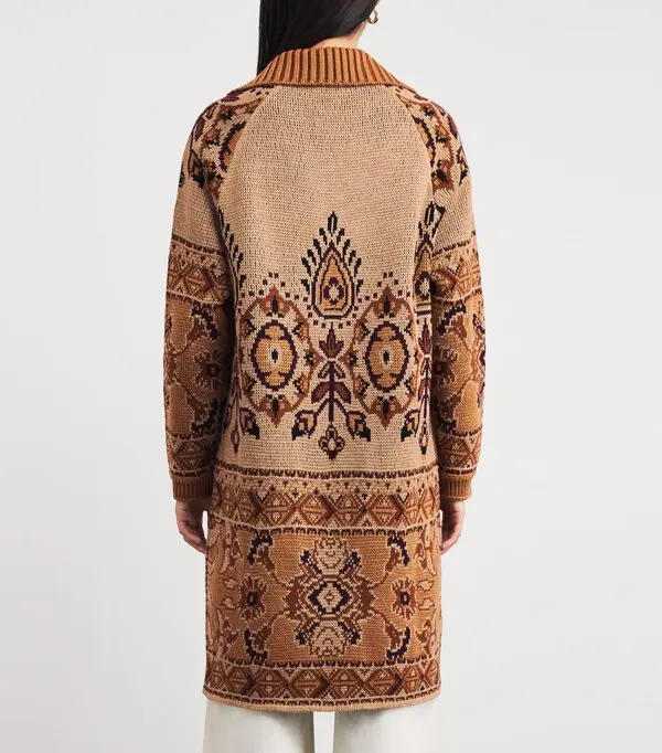 Etro Wool-blend Longline Cardigan