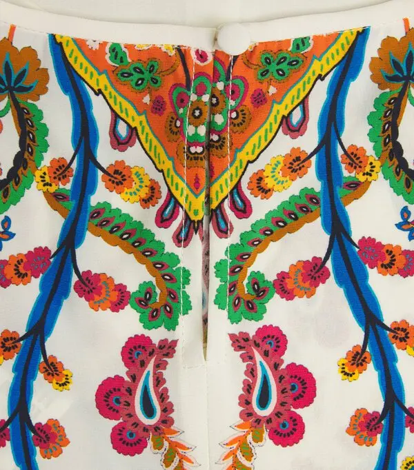 Etro Printed Silk Blouse - Ivory