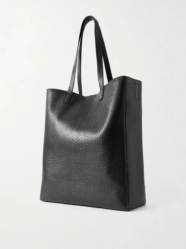 Saint Laurent Full-grain Leather Tote Bag