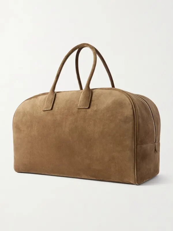 Saint Laurent Suede Duffle Bag - Brown