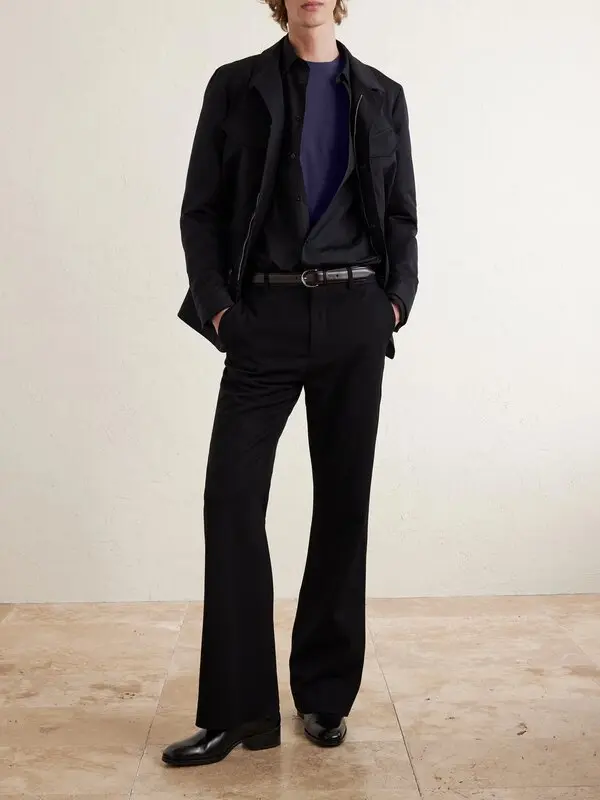 TOM FORD Lyocell And Cotton-blend T-shirt - Blue