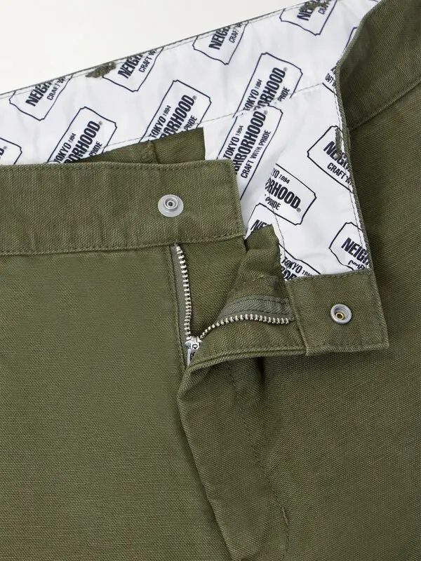 NEIGHBORHOOD Straight-leg Cotton-canvas Trousers