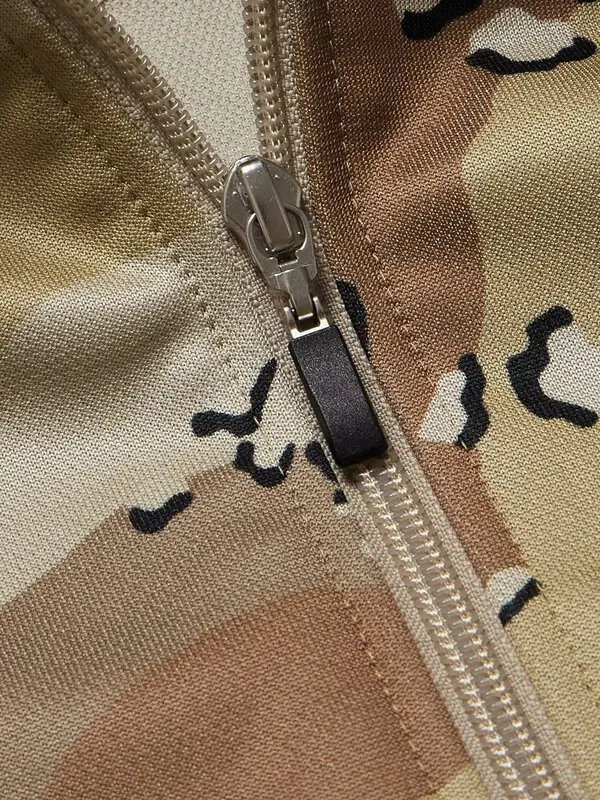 Kapital Striped Webbing-trimmed Printed Jersey Track Jacket - Neutrals