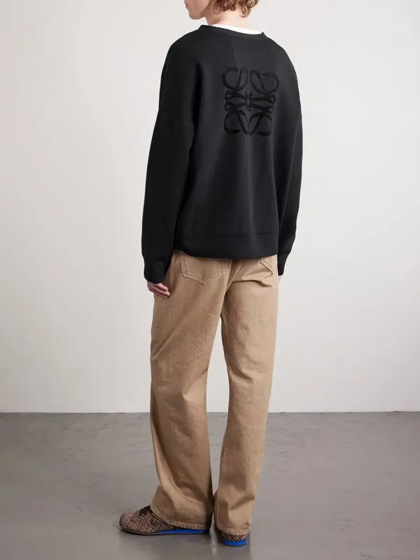 Loewe Anagram Jacquard Wool-blend Cardigan