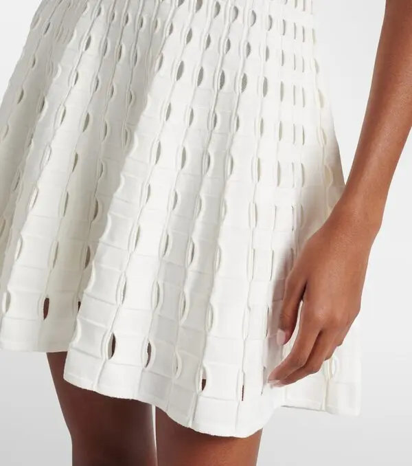 Simkhai Jenna Halterneck Mini Dress - White