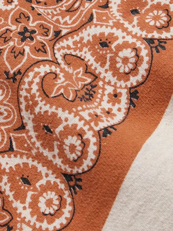 Kapital Bandana-print Cotton-jersey Hoodie - Neutrals