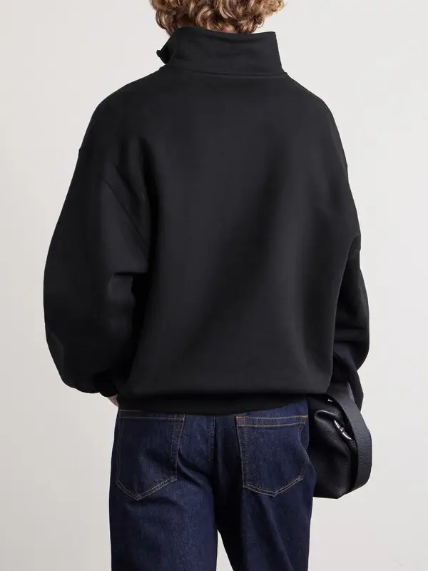 Jacquemus Logo-appliquéd Half-zip Sweatshirt
