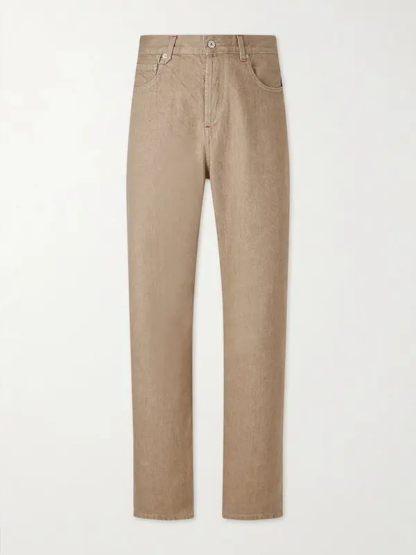 Jacquemus Le De-nîmes Droit Straight-leg Jeans - Neutrals