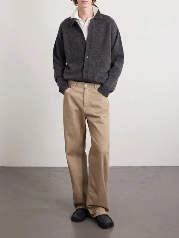 Jacquemus Le De-nîmes Droit Straight-leg Jeans - Neutrals