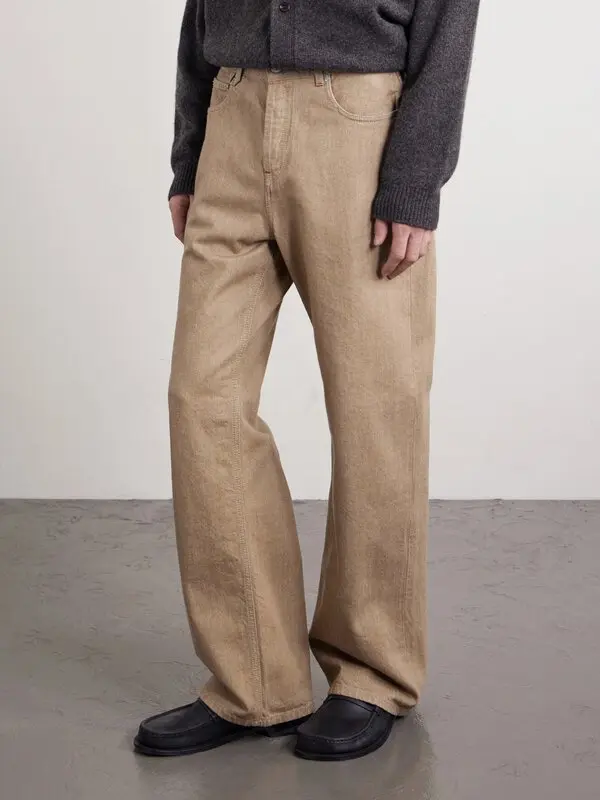 Jacquemus Le De-nîmes Droit Straight-leg Jeans - Neutrals