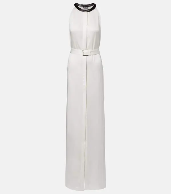 TOM FORD Crepe Satin Maxi Dress