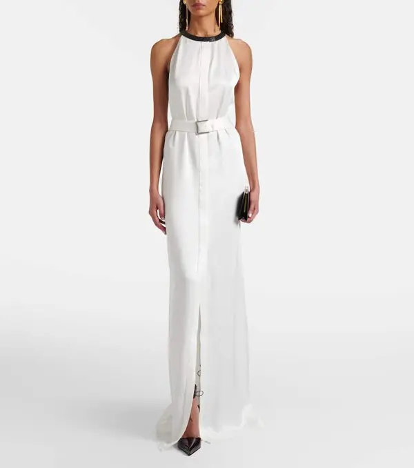 TOM FORD Crepe Satin Maxi Dress