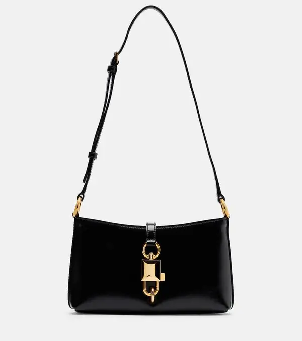Dolce & Gabbana Lock Leather Shoulder Bag
