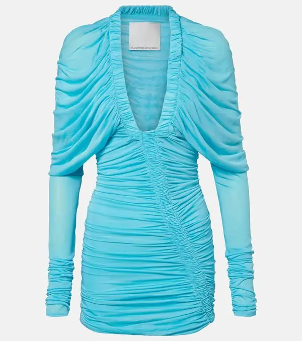 Christopher Esber Orion Ruched Minidress