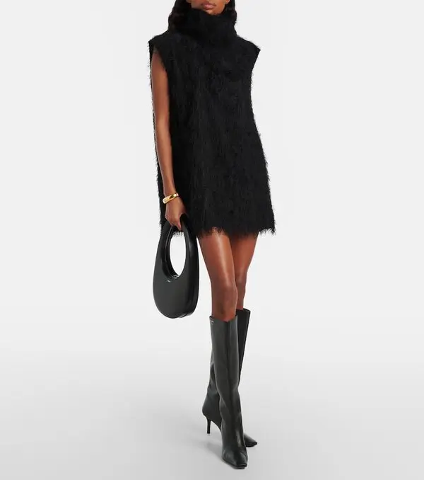THE FRANKIE SHOP Lancy Fringed Mini Dress