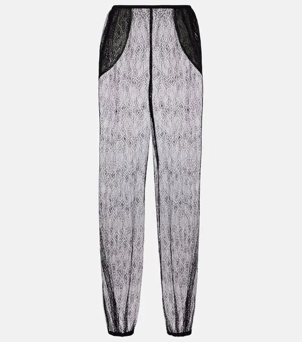 THE FRANKIE SHOP Orissa Sheer Wide-leg Pants